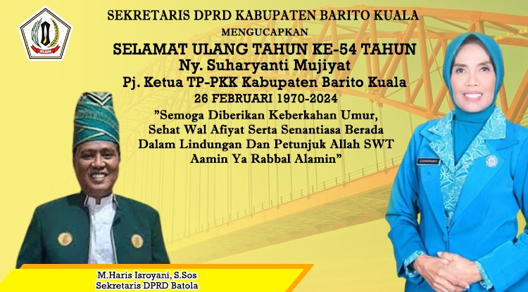 Haris Isroyani Mengucapkan Selamat Ulang Tahun ke-54 Suharyanti Mujiyat ... Haris Isroyani Mengucapkan Selamat Ulang Tahun ke-54 Suharyanti Mujiyat ...