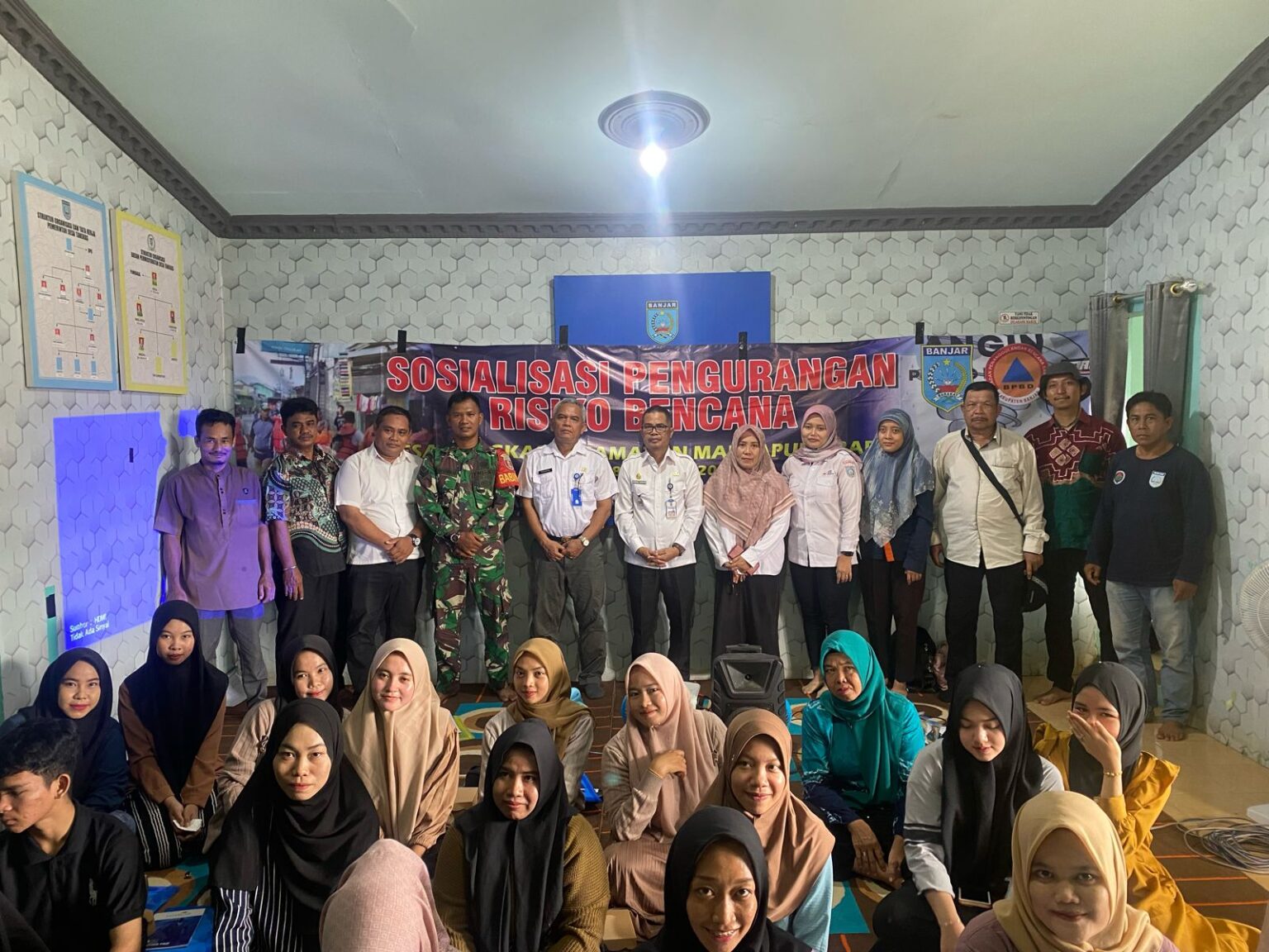 Pengurangan Risiko Bencana, BPBD Banjar Gelar Sosialisasi di Desa Tangkas – koranbanjar.NET