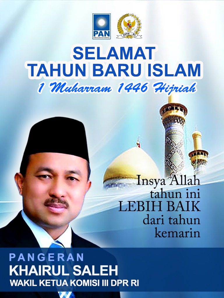 Ir Pangeran Khairul Saleh Tahun Baru Islam 1446 H – koranbanjar.NET Ir Pangeran Khairul Saleh Tahun Baru Islam 1446 H – koranbanjar.NET