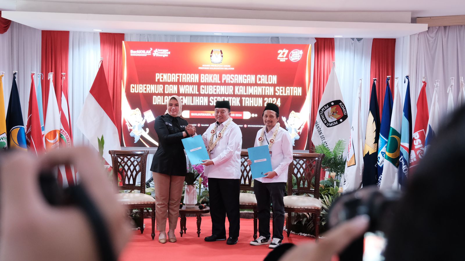 Dengan Ambang Batas 27,68 Persen, KPU Kalsel Tetapkan Muhidin-Hasnuryadi Calon Gubernur dan ...