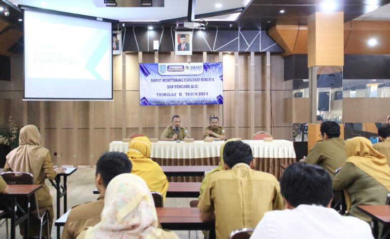 Bappedalitbang Banjar Gelar Rapat Monitoring dan Evaluasi Capaian Kinerja - koranbanjar.NET